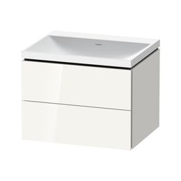 Duravit M&ouml;bel-Set L-Cube 60x48x48cm, o. Hahnl., we. hgl, 2 Schub. (LC6950N22220000)