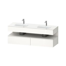 Duravit Einbauwaschtisch-M&ouml;bel-Set Qatego 160x55x60cm, Kon-WTU, we matt/wei&szlig; hgl (QA4797084220000)
