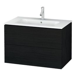Duravit Waschtischunterschrank L-Cube 82x48,1cm, Ei sw, 2 Schubk., wandh&auml;ngend (LC624101616)