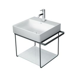 Duravit Metallkonsole DuraSquare 56,5x45cm, wandh&auml;ngend, schwarz matt (0031164600)