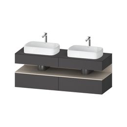 Duravit Waschtischunterschrank Qatego 160x55x60cm, T m/Gr m, Pl, B bs, B (QA4779083490010)