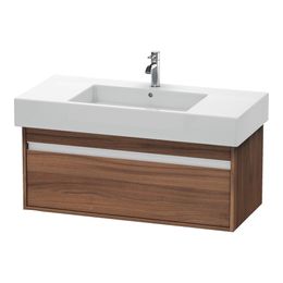 Duravit Waschtischunterschrank Ketho 100x45,5cm, Nussb Nat, 1 Ausz., wandh&auml;ngend (KT669107979)