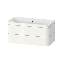Duravit M&ouml;belwaschtisch-Unterschrank Happy D.2 Plus 97,5x49cm, o. HL, we hgl, 2 Schubk&auml;sten (HP4638N2222)