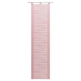 Neutex for you! Schiebegardine NEUTEX FOR YOU "Padova" Gr. 1, rosa (altrosa), B:57cm H:145cm, Scherli, Polyester, Gardinen, inkl. Beschwerungsstange, Halbtransparent, Fransen-Effekt, modern