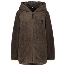 alife and kickin ALIFE & KICKIN Damen Sweatjacke "Damen DominiqueAK T &Uuml;bergangsjacke, Jacke", braun, Gr. XXL, 100% Polyester, Sweatjacken, leichte Kuschel-Jacke mit