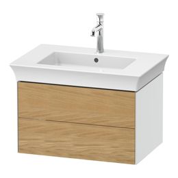 Duravit Waschtischunterschrank o. ES White Tulip 41x68,4x45,8cm, 2 SBK, E N mas/wei&szlig; hgl (WT43410H5850010)