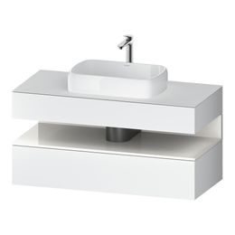 Duravit Waschtischunterschrank Qatego 120x55x60cm, w hgl/we m, Pl, 1 Kast (QA4732022180000)