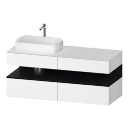 Duravit Waschtischunterschrank Qatego 140x55x60cm, E sw/we m, Pl, B l, B (QA4765016180010)