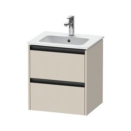 Duravit Waschtischunterschrank Ketho.2 51x42x54,9cm, 2 Schub., wandh&auml;ngend, Tau matt (K25261083830000)