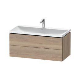 Duravit M&ouml;bel-Set L-Cube 100x48x48cm, m HL, Ei marm., 2 Schub. (LC6952O55550000)