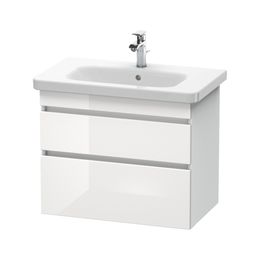 Duravit Waschtischunterschrank DuraStyle 73x44,8cm, w hgl/we ma, 2 SchKa., wandh&auml;ngend (DS648102218)