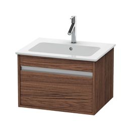Duravit Waschtischunterschrank Ketho 60x47,5cm, Nussb dkl., 1 Ausz., wandh&auml;ngend (KT641802121)