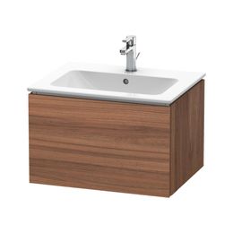 Duravit Waschtischunterschrank L-Cube 62x48,1cm, Nussb Nat, 1 Ausz., wandh&auml;ngend (LC614007979)