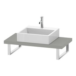 Duravit Konsole DuraStyle Compact 80-200x48cm, 1 AS, St&auml; 4.5cm, betongr ma (DS100C00707)