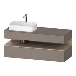 Duravit Waschtischunterschrank Qatego 140x55x60cm, E Ma/Ba m, Pl, B l, B (QA4765055430010)