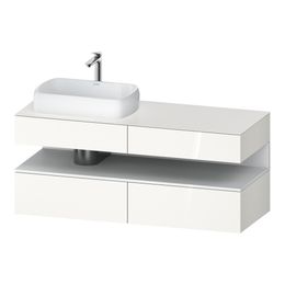 Duravit Waschtischunterschrank Qatego 140x55x60cm, w m/we g, Pl, B l, Nischenb (QA4765018220010)