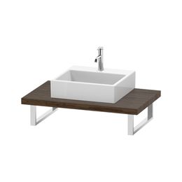 Duravit Konsole DuraStyle 80-200x55cm, 1 AS, St&auml; 4.5cm, Nussb dkl. (DS102C02121)