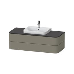 Duravit Waschtischunterschrank o. ES Happy D.2 Plus 40,8x130cm, 2 SchKa., steingrau s-matt (HP4962092920010)