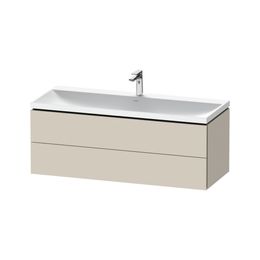 Duravit M&ouml;bel-Set L-Cube 120x48x48cm, m HL, Tau matt, 2 Schub. (LC6953O83830000)