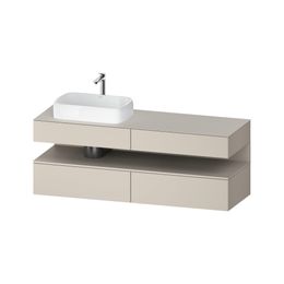Duravit Waschtischunterschrank Qatego 160x55x60cm, T ma, Konsolenpl., Beck. li (QA4777091910000)