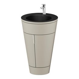 Duravit Waschtischunterschrank c-bonded Set Starck 1 56x86,4x60,5cm, st, IB, G c, Tau s-matt (S19514O10600010)