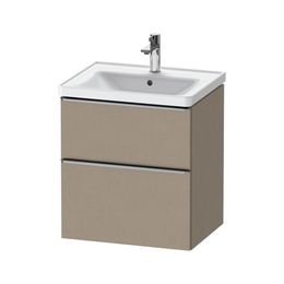 Duravit Waschtischunterschrank D-Neo 58,4x45,2x62,5cm, 1 Kast, ES geb/Leinen (DE4359070750000)