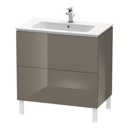 Duravit Waschtischunterschrank L-Cube 82x48,1cm, flan. Gr hgl, 2 Ausz., steh. (LC662608989)