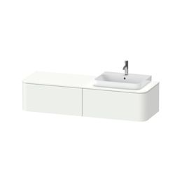 Duravit Waschtischunterschrank o. ES Happy D.2 Plus 35,4x160cm, 2 Ausz., BP r, we. s-matt (HP4944R36360010)