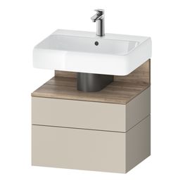 Duravit Waschtischunterschrank Qatego 59x47x59cm, E Ma/t m, 1 Kast, 1 Ausz. (QA4393055830000)