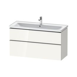 Duravit Waschtischunterschrank D-Neo 118,4x45,2x62,5cm, 2 A, wd, chr/we hgl (DE4391010220000)