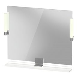 Duravit LED-Spiegel 9 W Sivida 85x65x3,6cm, w g, Leu., au, stl, Gr. chr (SV7422010220000)