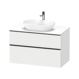 Duravit Waschtischunterschrank D-Neo 100x55cm, sw/w m, 2 SBK, 1 A, 1 Pl (DE49680BD180000)