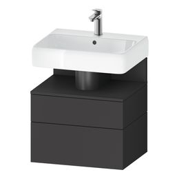 Duravit Waschtischunterschrank Qatego 59x47x59cm, gra m, 1 Kast, m Nischenb (QA4393049490010)