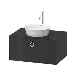 Duravit Waschtischunterschrank o. ES White Tulip 40,8x80x 55, 1 Ausz., m Gr., graph hgl (WT49800H1H10010)