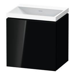 Duravit M&ouml;bel-Set L-Cube 45x35x48cm, 1 T&uuml;r, An L, o HL, sw hgl (LC6948N40400000)