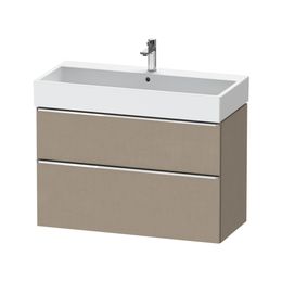 Duravit Waschtischunterschrank D-Neo 98,4x44,2cm, ch/Lein, 1 Schubk., 1 Ausz. (DE4374010750000)