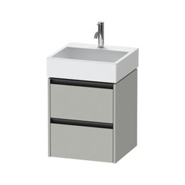 Duravit Waschtischunterschrank Ketho.2 48,4x46cm, betongr ma, 2 Schub., wandh&auml;ngend (K25274007070000)