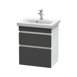 Duravit Waschtischunterschrank Com DuraStyle 50x36,8cm, gra m/we ma, 2 SchKa., wandh&auml;ngend (DS640304918)
