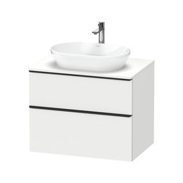 Duravit Waschtischunterschrank D-Neo 80x55cm, sw/w m, 2 SBK, 1 A, 1 Pl (DE49670BD180000)