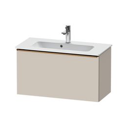 Duravit Waschtischunterschrank D-Neo Compact 81x37,2, b geb/Taupe ma, 1 Ausz., wandh&auml;ngend (DE4269004910000)