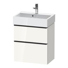 Duravit Waschtischunterschrank D-Neo Compact 58,4x37,2xcm, 1 Kast, 1 A, sw/w hgl (DE43290BD220000)