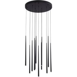 NOVA LUCE LED-H&auml;ngeleuchte "GIONO", schwarz, 12, &Oslash; 2cm H: 230cm, 1 Stk., Leuchten