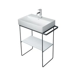 Duravit Metallkonsole DuraSquare 66,5x38cm, bodenstehend, schwarz matt (0031134600)