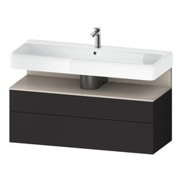 Duravit Waschtischunterschrank Qatego 119x47x59cm, T m/Gr m, 1 Kast, 1 Ausz. (QA4396091800000)