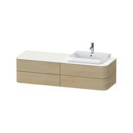 Duravit Waschtischunterschrank o. ES Happy D.2 Plus 40,8x160cm, 4 SchKa., Medit. Ei, rechts (HP4963R71710010)