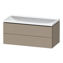 Duravit M&ouml;bel-Set L-Cube 100x48x48cm, o. Hahnl., lei, 2 Schub. (LC6952N75750000)