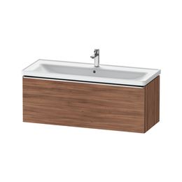 Duravit Waschtischunterschrank D-Neo 118,4x45,2x44cm, 1 A, wd, chr/Nussb Nat (DE4291010790000)