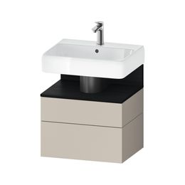 Duravit Waschtischunterschrank Qatego 59x47x59cm, E sw/tau m, 1 Kast, m B (QA4393016910010)