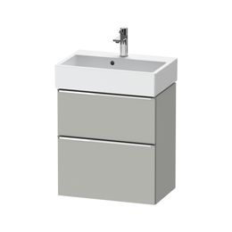 Duravit Waschtischunterschrank D-Neo Compact 58,4x37,2xcm, 1 Kast, 1 A, chr/Beton ma (DE4329010070000)