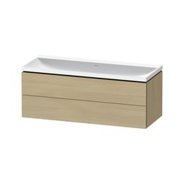 Duravit M&ouml;bel-Set L-Cube 120x48x48cm, o Hahnl., med. Ei, 2 Schub. (LC6953N71710000)